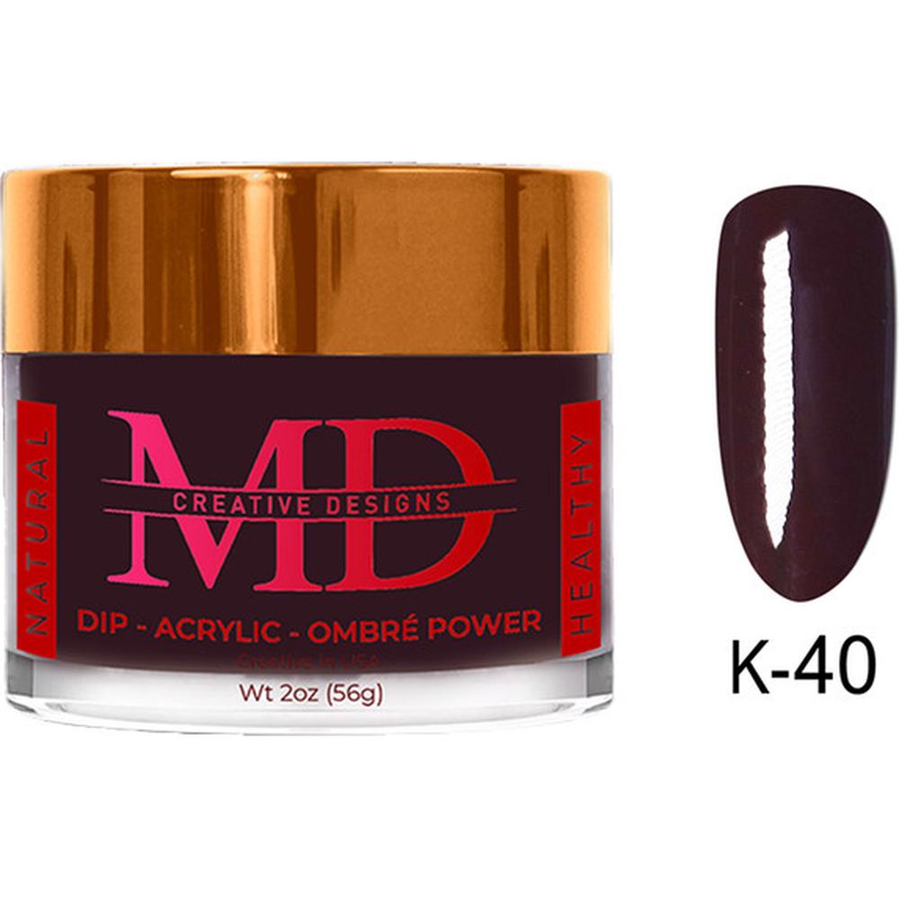 MD Nail Dip & Dap Powder - Dip/Acrylic / 2 oz. #K040 – Pure Spa Direct