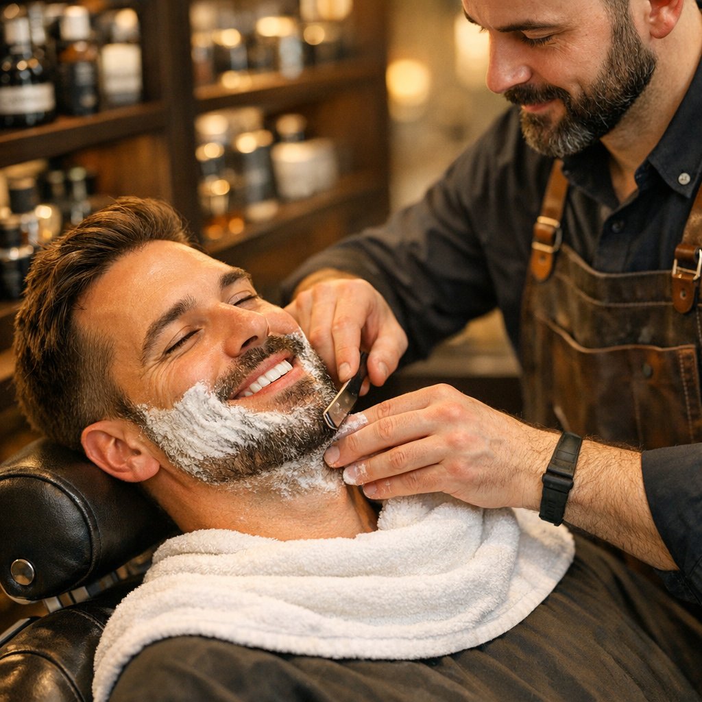 Designing a Men's "Executive Grooming" Package with Hot Towel Shaves ...