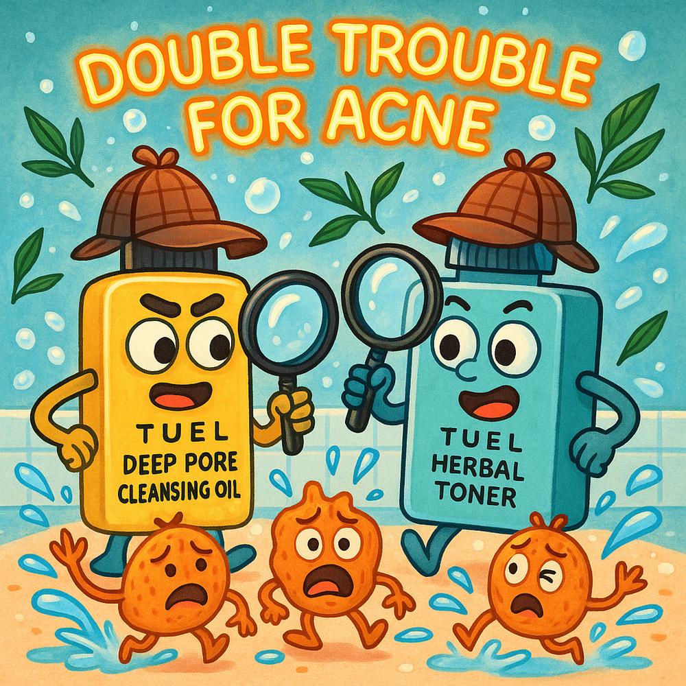 Double Trouble for Acne: Meet the Tuel Detox Deep Pore Cleansing Duo ...
