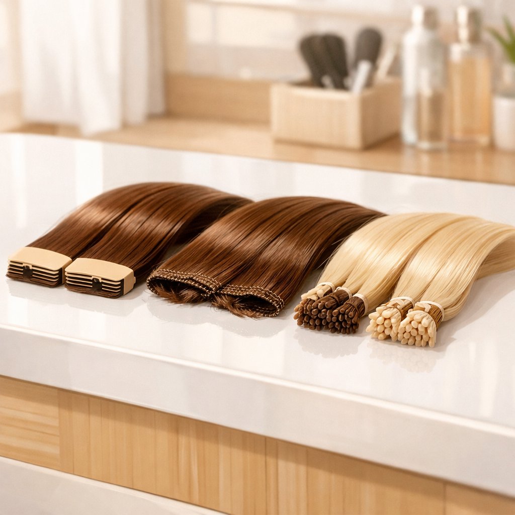 Extensions 101: Tape-In, Hand-Tied, Keratin Bond - Which Is Your Hair ...