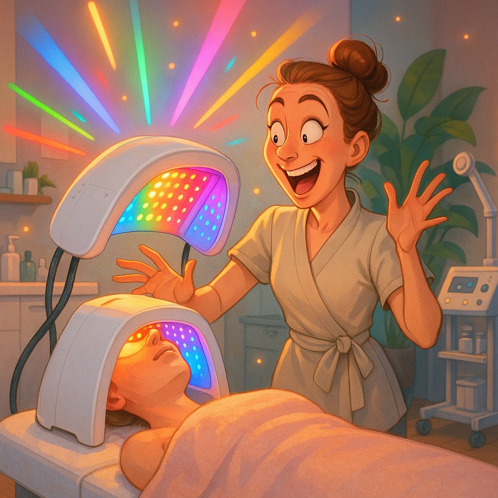 How to Use: LED Light Therapy Device - The Spa Pro's Secret to Glowing ...