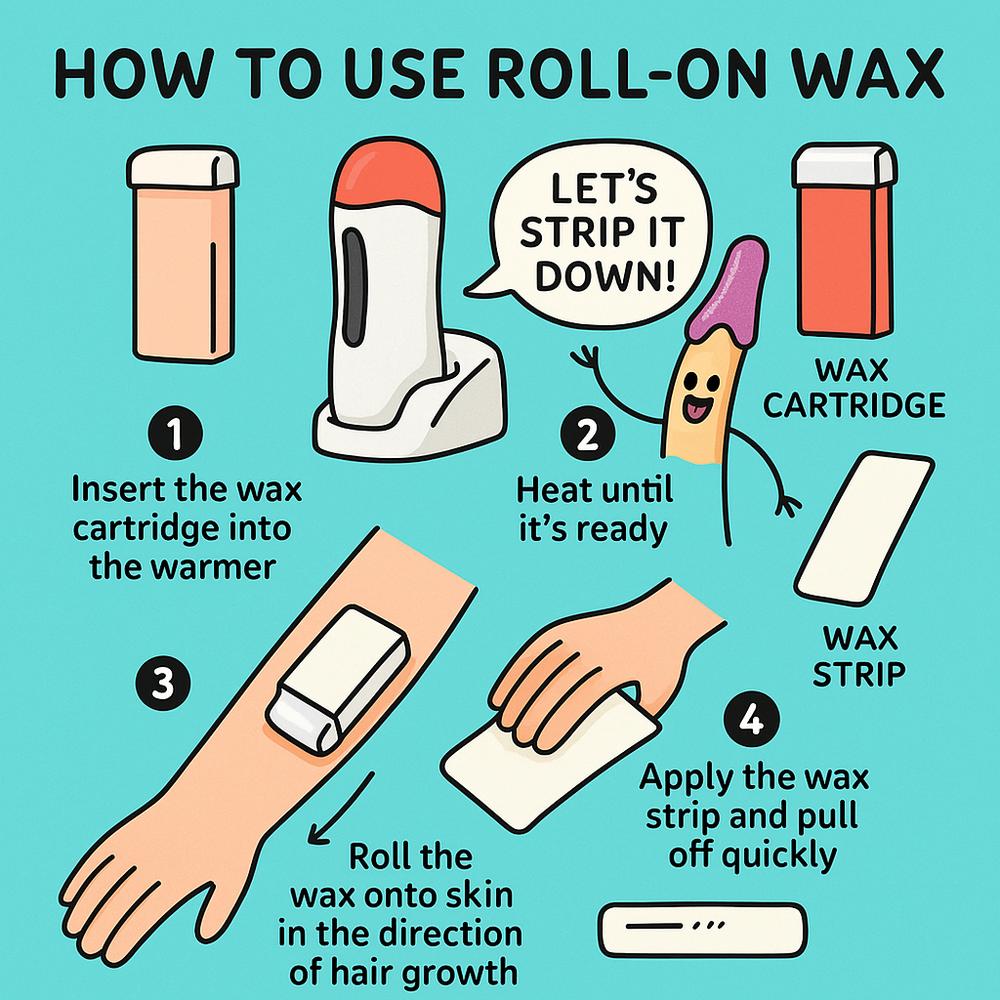 How to Use Roll on Wax for Precision, Efficiency, and Less Waste in th – Pure Spa Direct