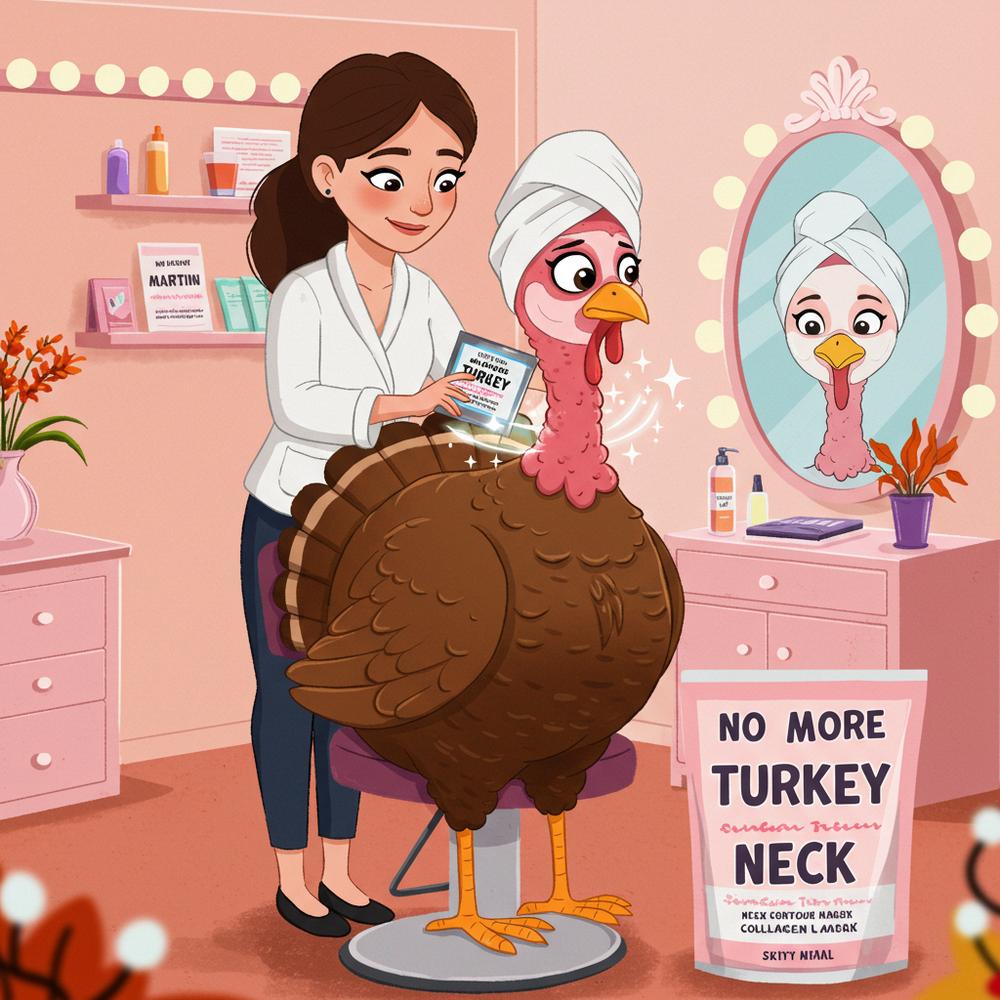 No More Turkey Neck: Martini Neck Contour Collagen Mask to the Rescue ...