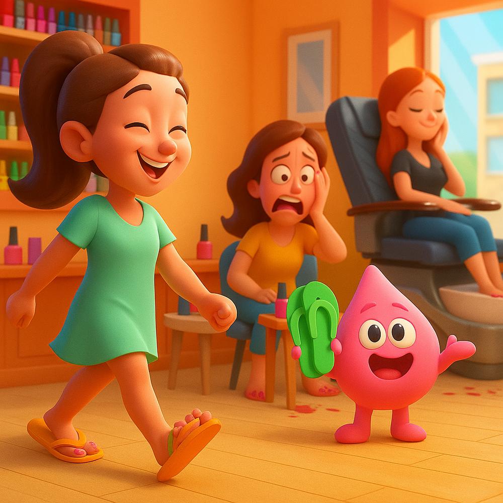 No Polish Left Behind: How Pedicure Flip Flops Save the Day Every Time ...