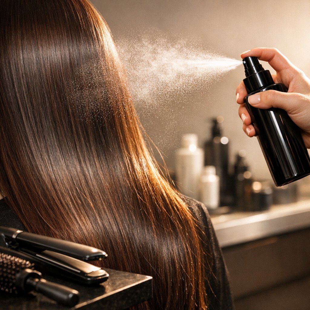 Protecting Hair from Heat Damage with Professional Thermal Protectants ...