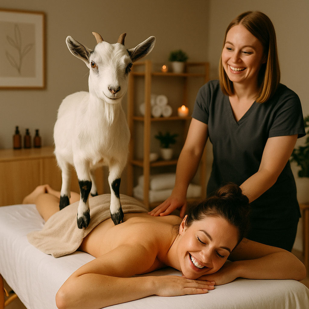 The Step-by-Step Protocol for: a Goat Yoga Massage (Yes, It's a Thing ...