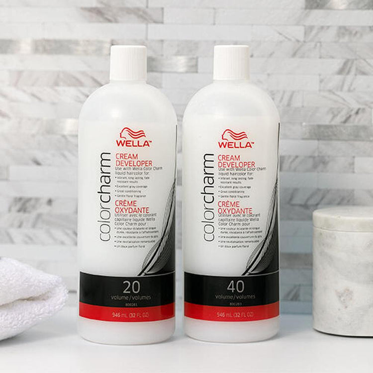 What developer do you use with Wella Color Charm? Wella Color Charm Cr ...