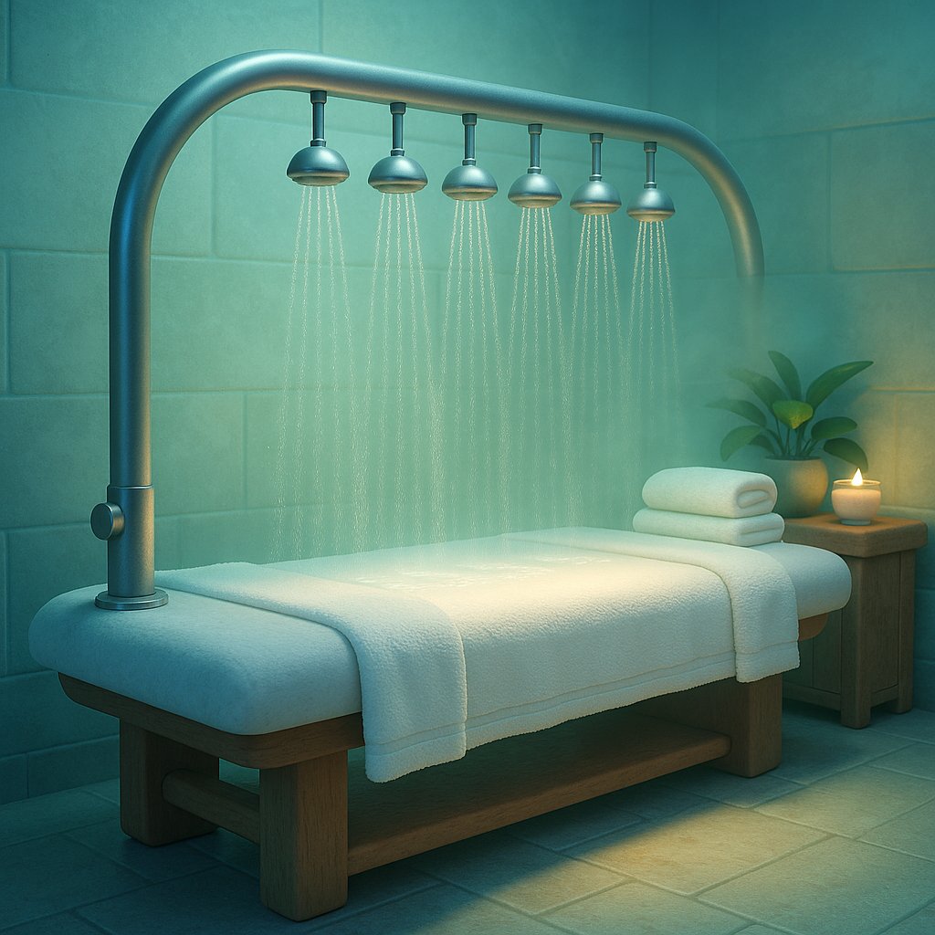 What is a Table Shower? The Spa Treatment That’s Making Waves in – Pure ...