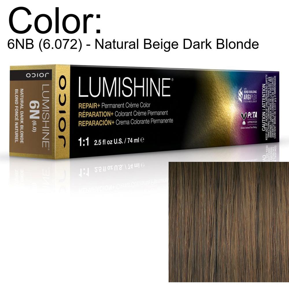 LumiShine Permanent Creme Color - 6NB (6.072) - Natural Beige Dark Blo – Pure Spa Direct