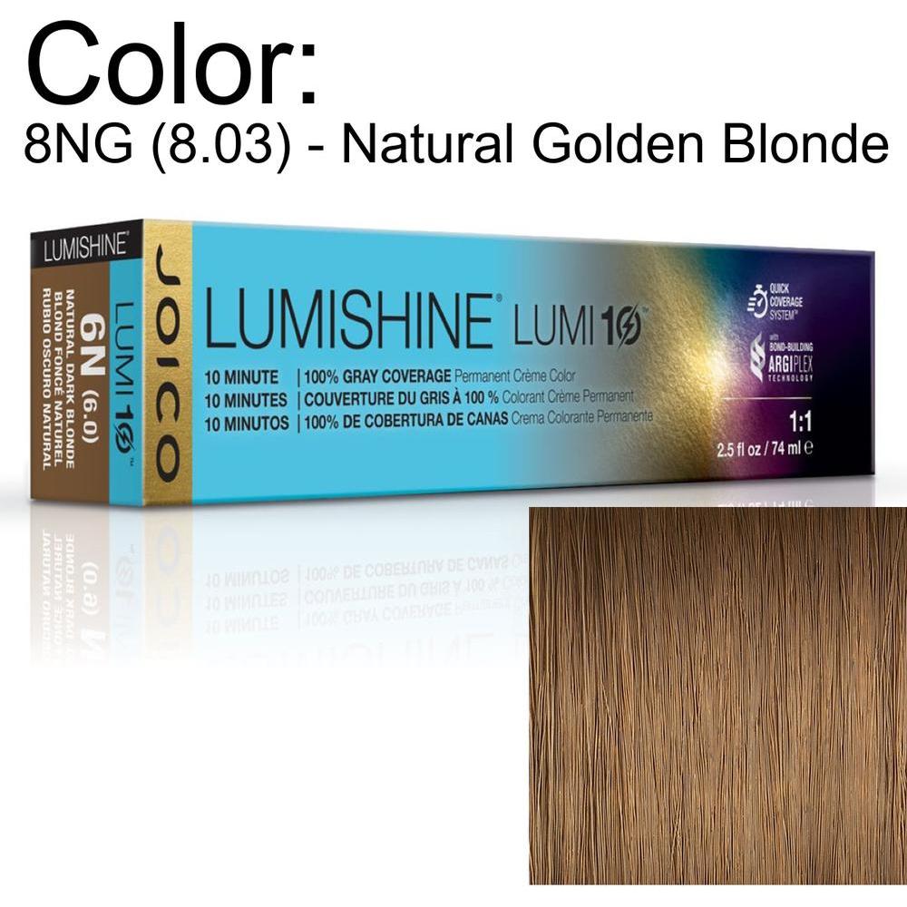 LumiShine Lumi10 Permanent Creme Color - 8NG (8.03) - Natural Golden B ...