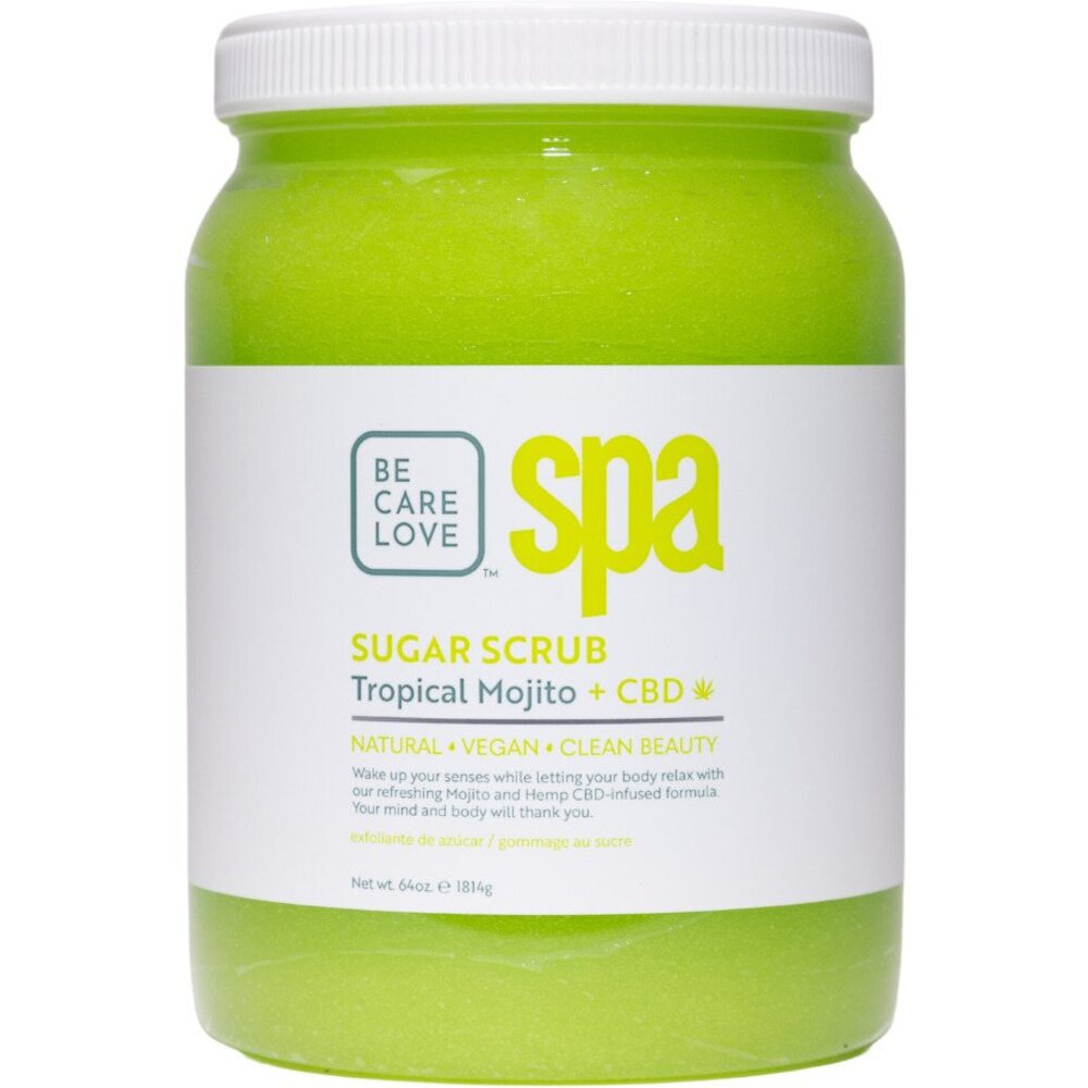 BCL Spa Pedicure Sugar Scrub - Tropical Mojito + Mint Sugar / 64 oz ...