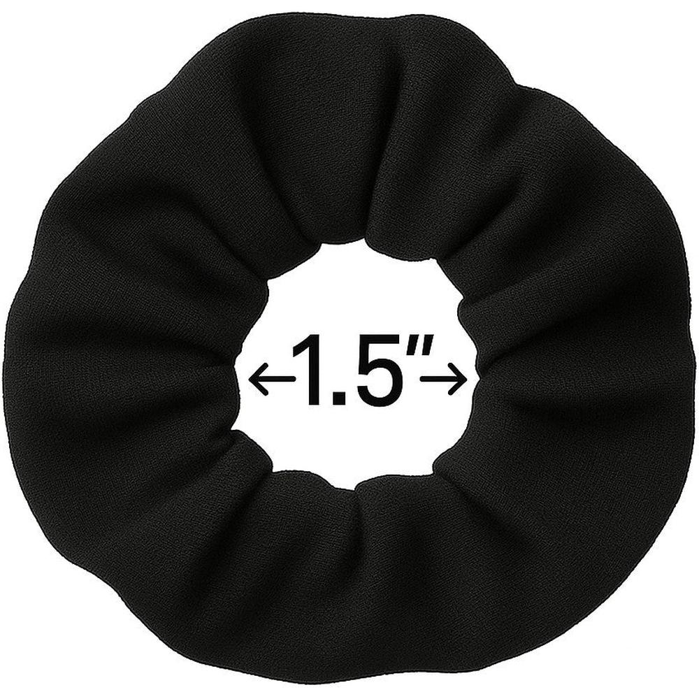 Black Hair Scrunchie / 10 Count – Pure Spa Direct