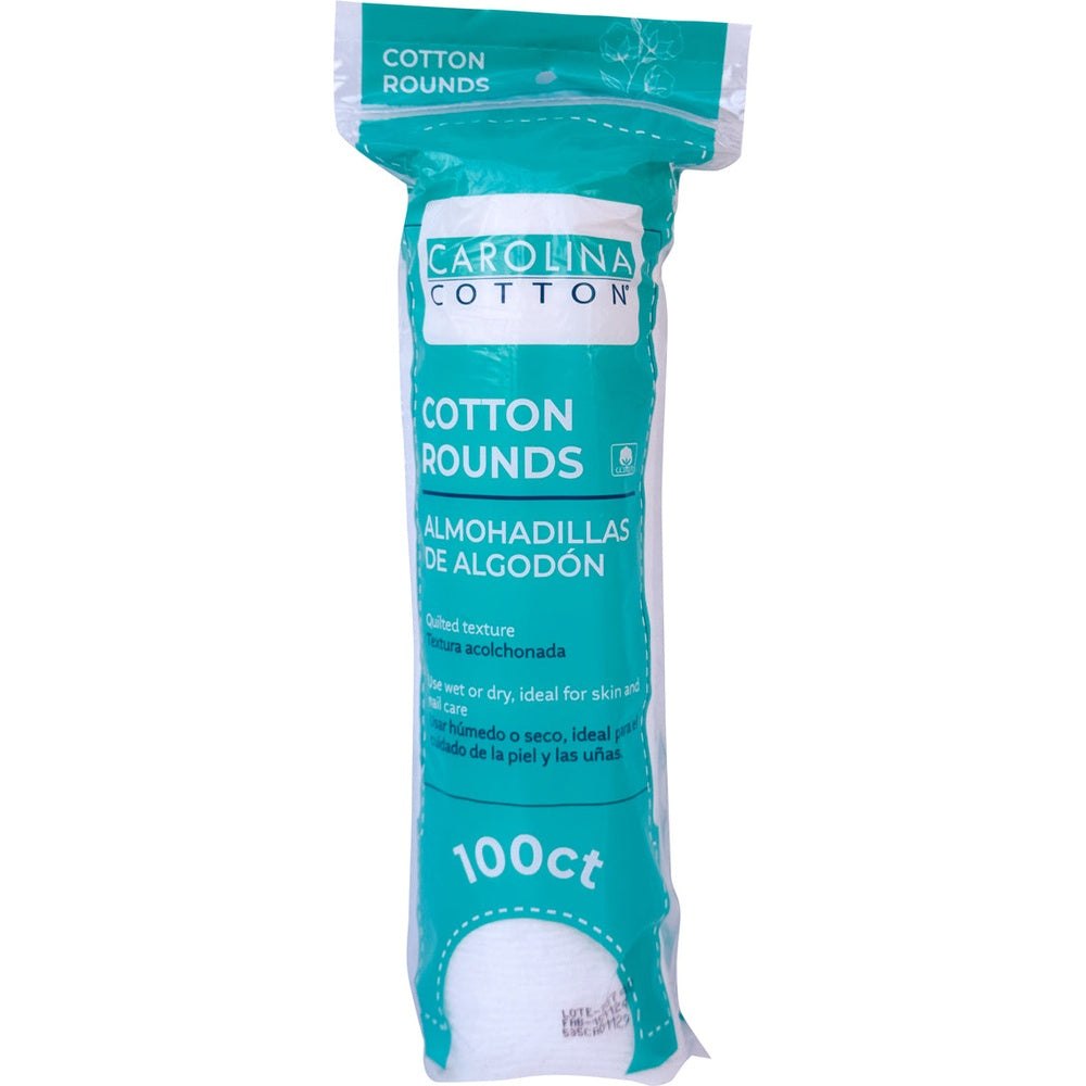 Carolina Cotton - 2" Standard Cotton Round / 100 Count – Pure Spa Direct