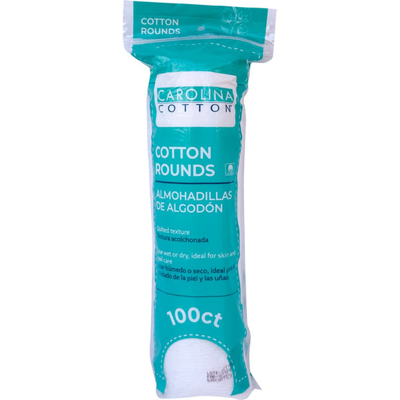 Carolina Cotton - 2" Standard Cotton Round / 100 Count – Pure Spa Direct