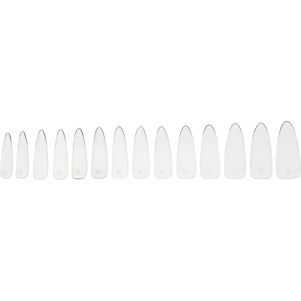 Clear Almond Gel Nail Tips - Soak-Off / 300-Piece Kit by DL Pro – Pure ...