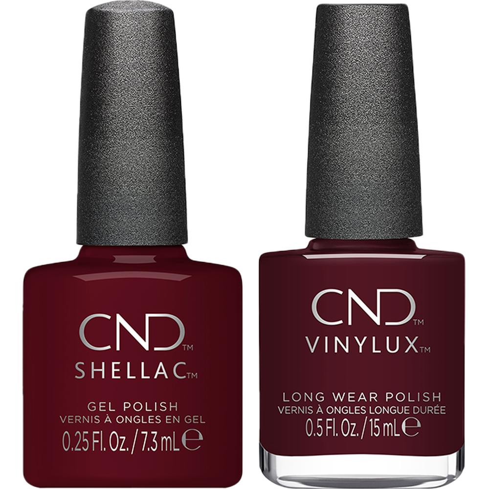 CND Oxblood Duo - Shellac + Vinylux / #222 – Pure Spa Direct