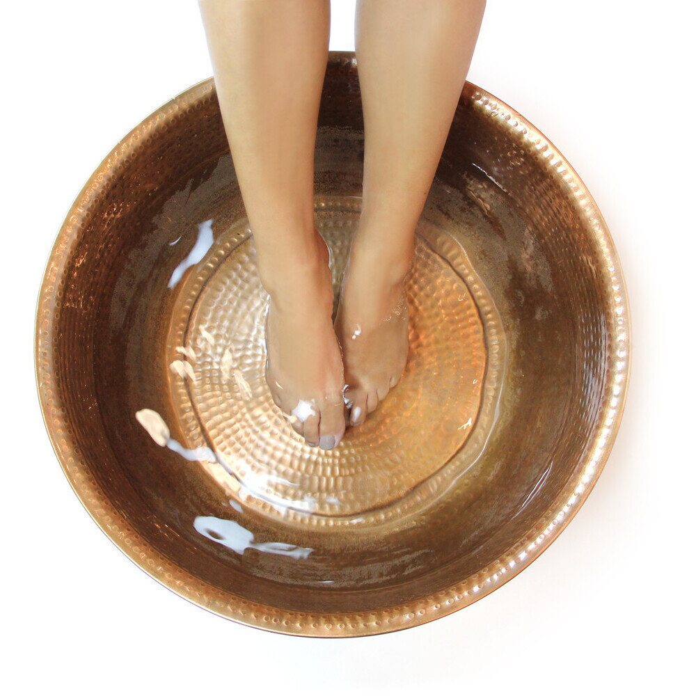Copper Pedicure Bowl - Hand Hammered – Pure Spa Direct