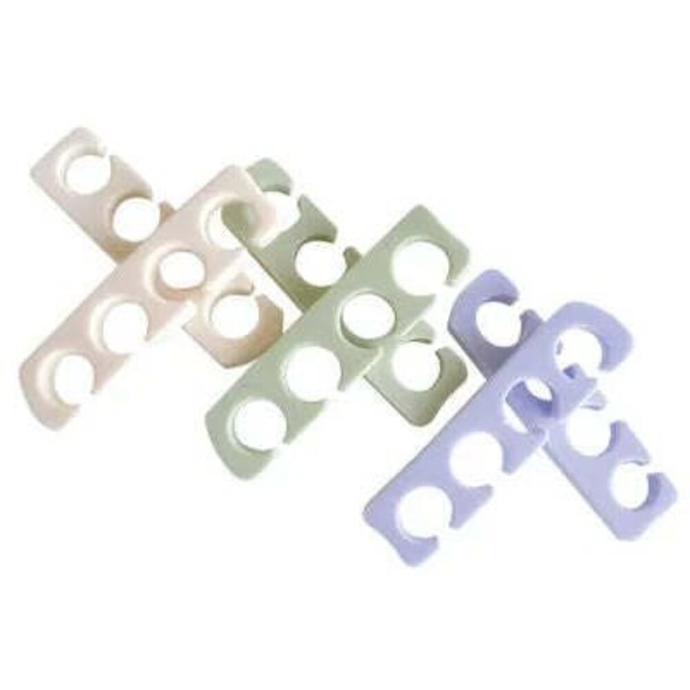 Cuccio Disposable Comfort Toe Separators - Assorted Colors / 12 Pairs ...