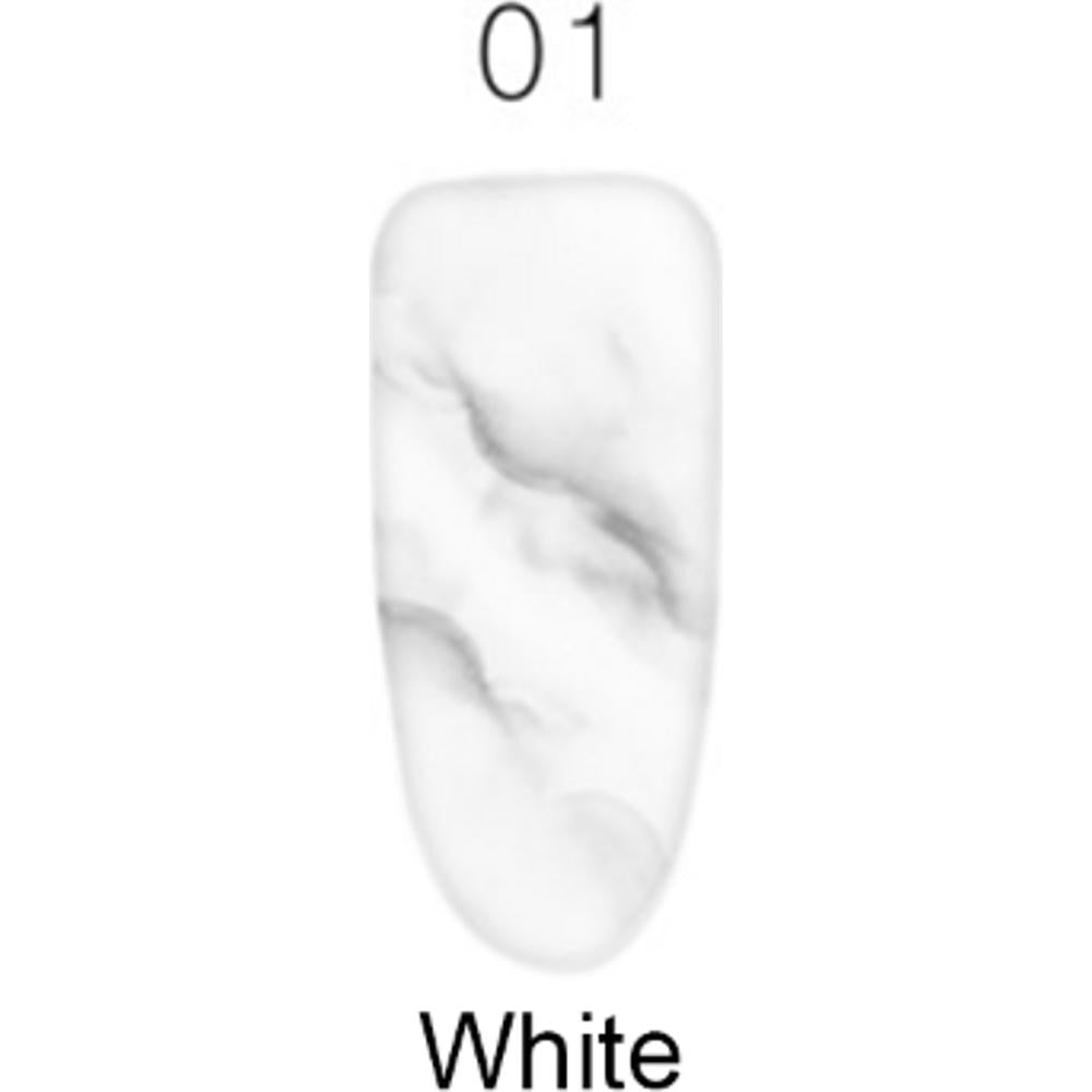 DND DC Gel Ink - #01 White / 0.6 oz. – Pure Spa Direct