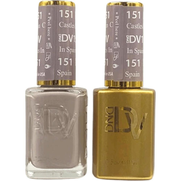 DND Diva Duo Gel - #151 - Castles In Spain / Soak-Off Gel Polish 0.5 o ...
