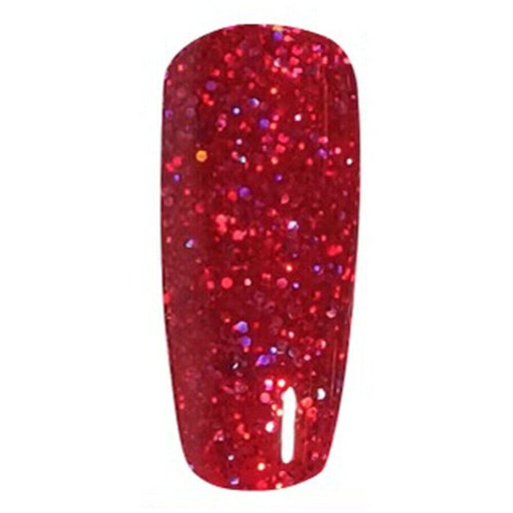 DND Duo Super Glitter #901 Berry Quartz - 1 Gel Polish 0.5 oz. + 1 Lac ...