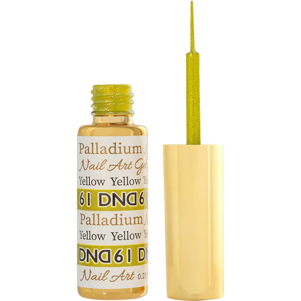 DND Gel Art Liner - DND61 Palladium Yellow – Pure Spa Direct
