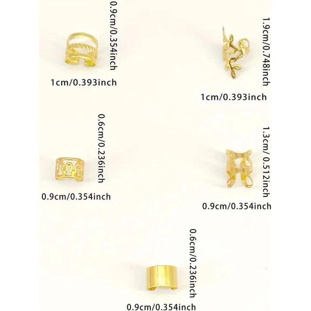 Gold Braid Hair Cuffs / 50 Piece Set – Pure Spa Direct