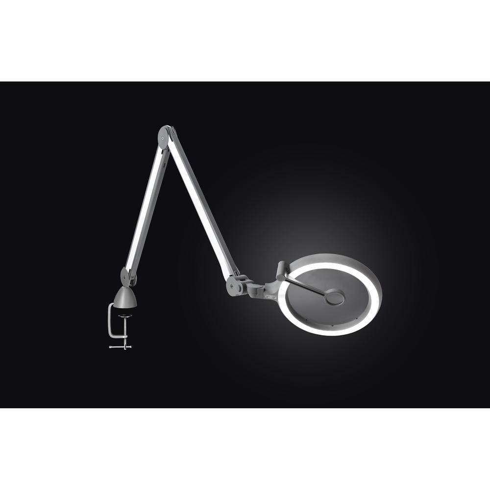 iQ Magnifier / 3-Diopter LED Magnifying Lamp with 12-Diopter Swing-Arm ...