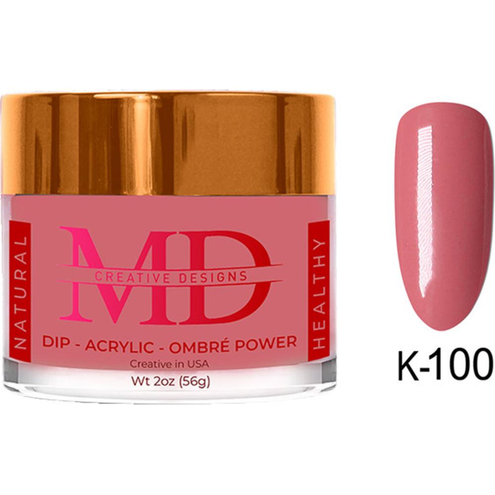 MD Nail Dip & Dap Powder - Dip/Acrylic / 2 oz. #K100 – Pure Spa Direct