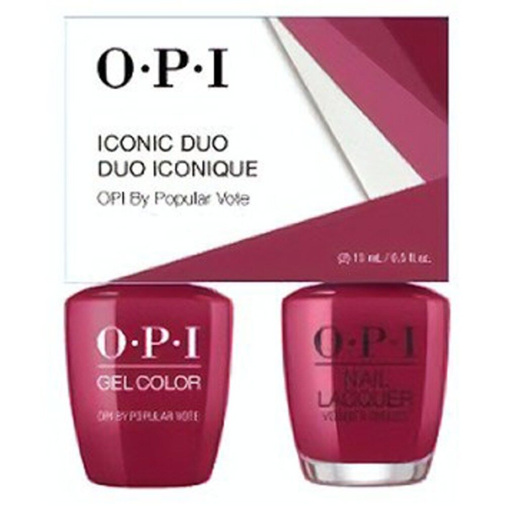 OPI Iconic Duo - GelColor + Nail Lacquer - SRJ74 (W63) - OPI By Popula ...
