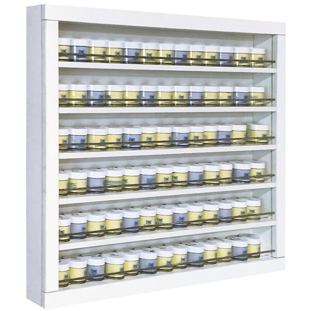 Polish and Powder Wall Display / Available in Black, White, or Gray by ...