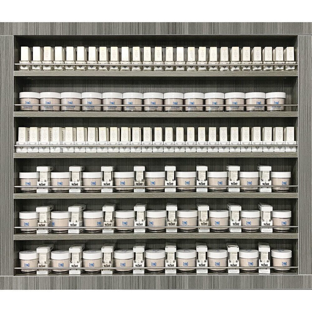 Polish and Powder Wall Display / Available in Black, White, or Gray by ...