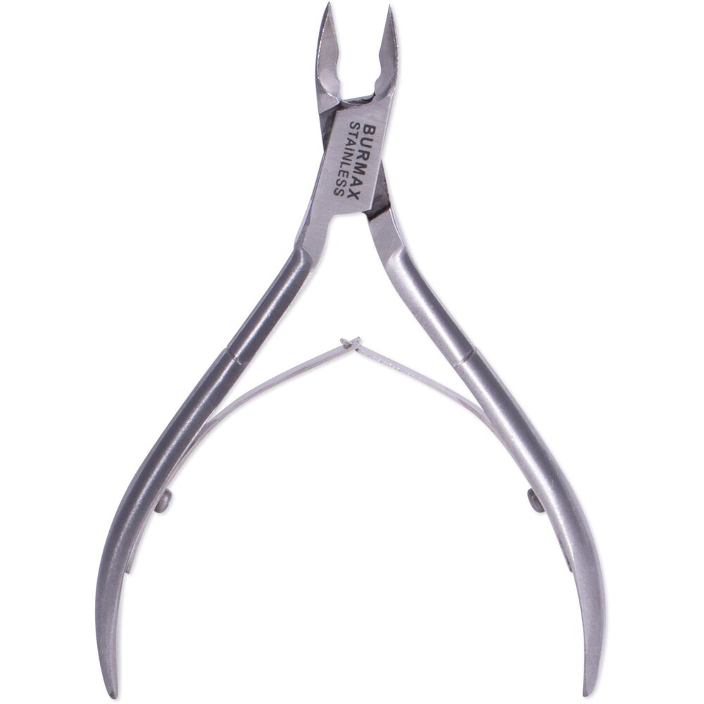 Satin Edge Stainless Steel Cuticle Nipper / 4" Full Jaw – Pure Spa Direct