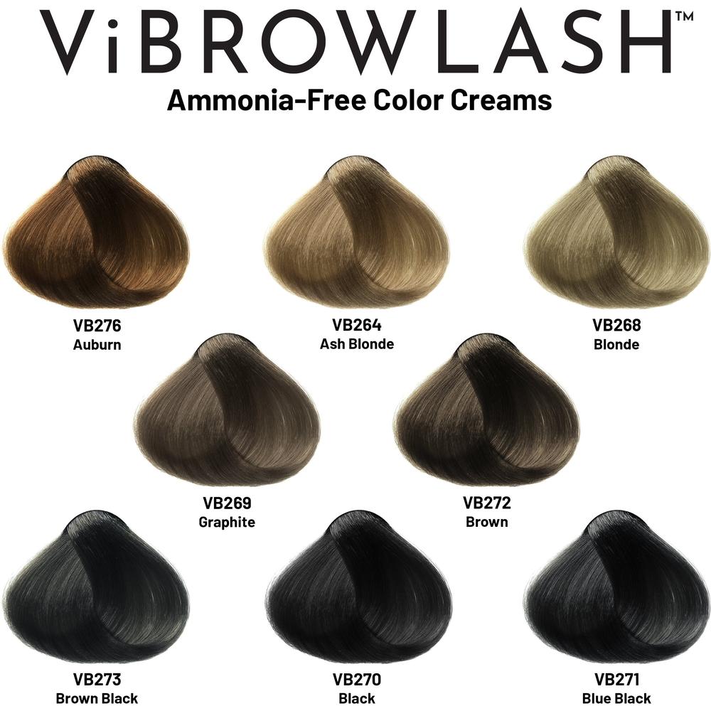 ViBrowLash - Graphite Lash & Brow Tint - Ammonia-Free Color Cream / 20 ...