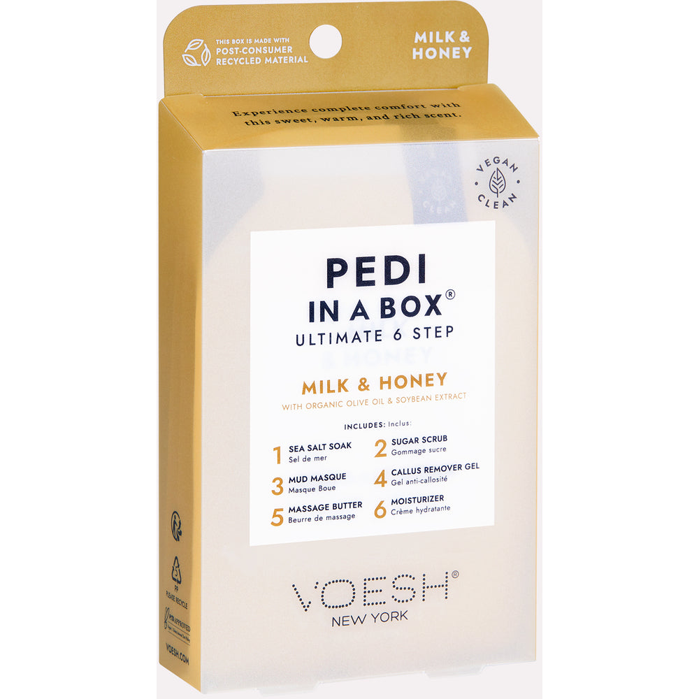Voesh Ultimate Pedicure in a Box - 6-Step Hygienic Spa Pedicure Kit ...