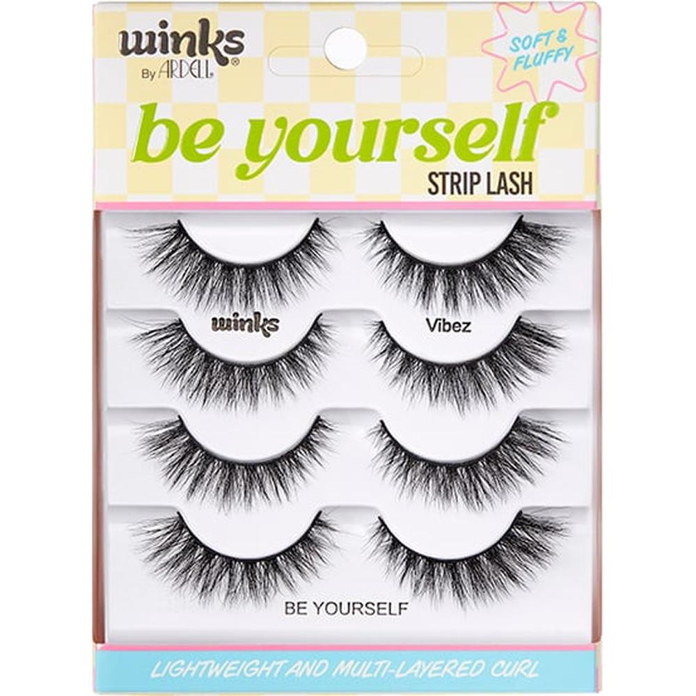Winks by Ardell Be Yourself Strip Lashes - Vibez / 4 Pack – Pure Spa Direct